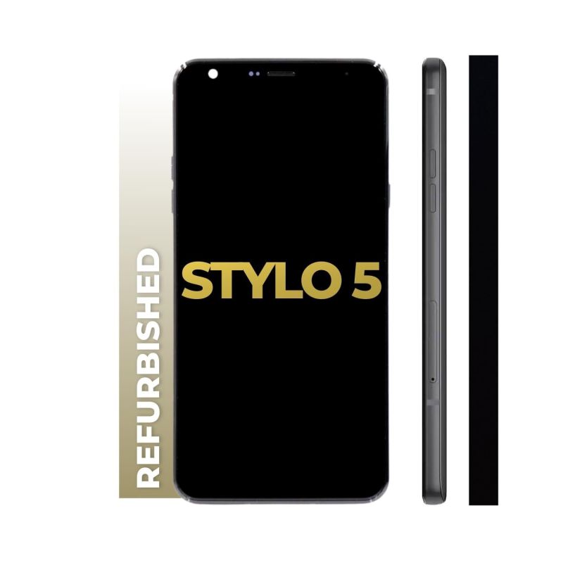 LCD and Digitizer Assembly for LG Stylo 5 Aurora Black (With Frame ...