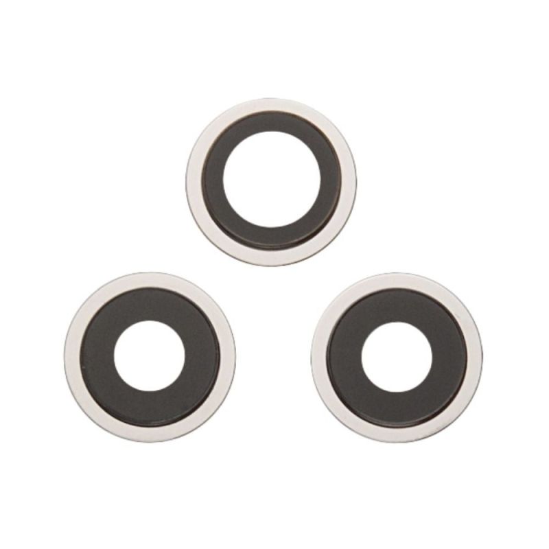 Rear Camera Lens with Bracket for iPhone 12 Pro Silver - Siren Wireless